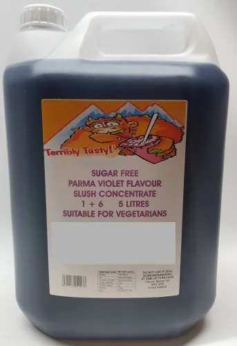 Parma Violet Sugar Free Syrup (2 x 5 Litre) Terribly Tasty